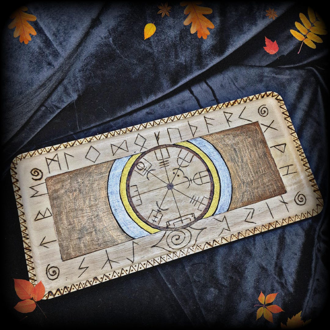 Rune Plate Altar Plate - Etsy