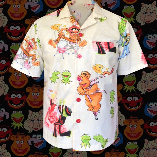 Muppet Button Shirt - Etsy