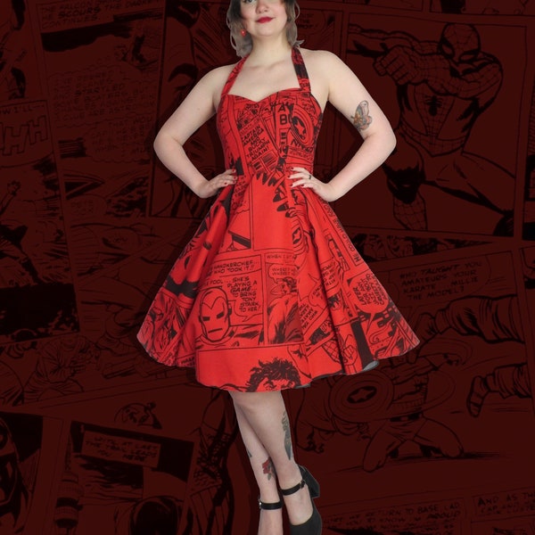 Comic Book Dress - Etsy UK