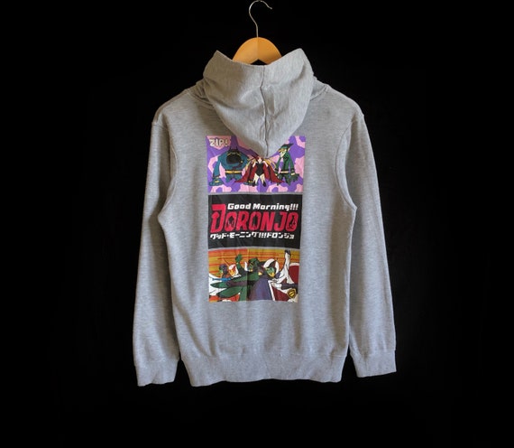 Vintage Good Morning DORONJO Japanese Anime Hoodie - Gem