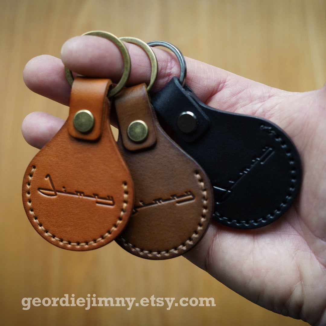 Deluxe Jimny Retro Leather Key Ring With Hidden Slot - Etsy