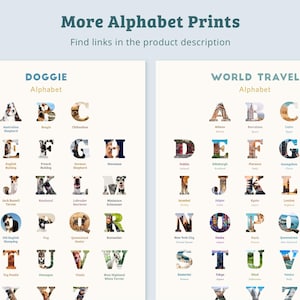 National Park Nursery Decor Alphabet Poster • National Park Baby Shower ...