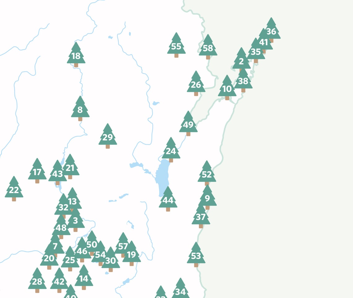 Map of Wisconsin State Parks Download 8.5x11 Print at Home / - Etsy