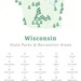 Wisconsin State Parks Tracker Map Download 8.5x11 Print at - Etsy