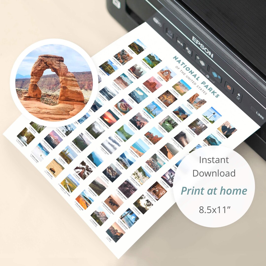 Printable National Park Classroom Activity • National Park Digital ...