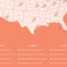 Map of Baseball Stadiums (8.5x11 Print at Home) / MLB Stadium, SF ...
