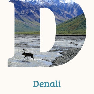 National Park Nursery Decor • Custom Kids Name • Nature Themed Alphabet ...