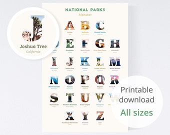 Abc Alphabet Poster - Etsy