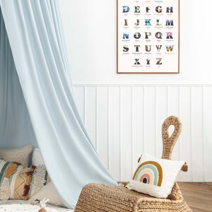 National Park Nursery Decor Alphabet Poster • National Park Baby Shower ...