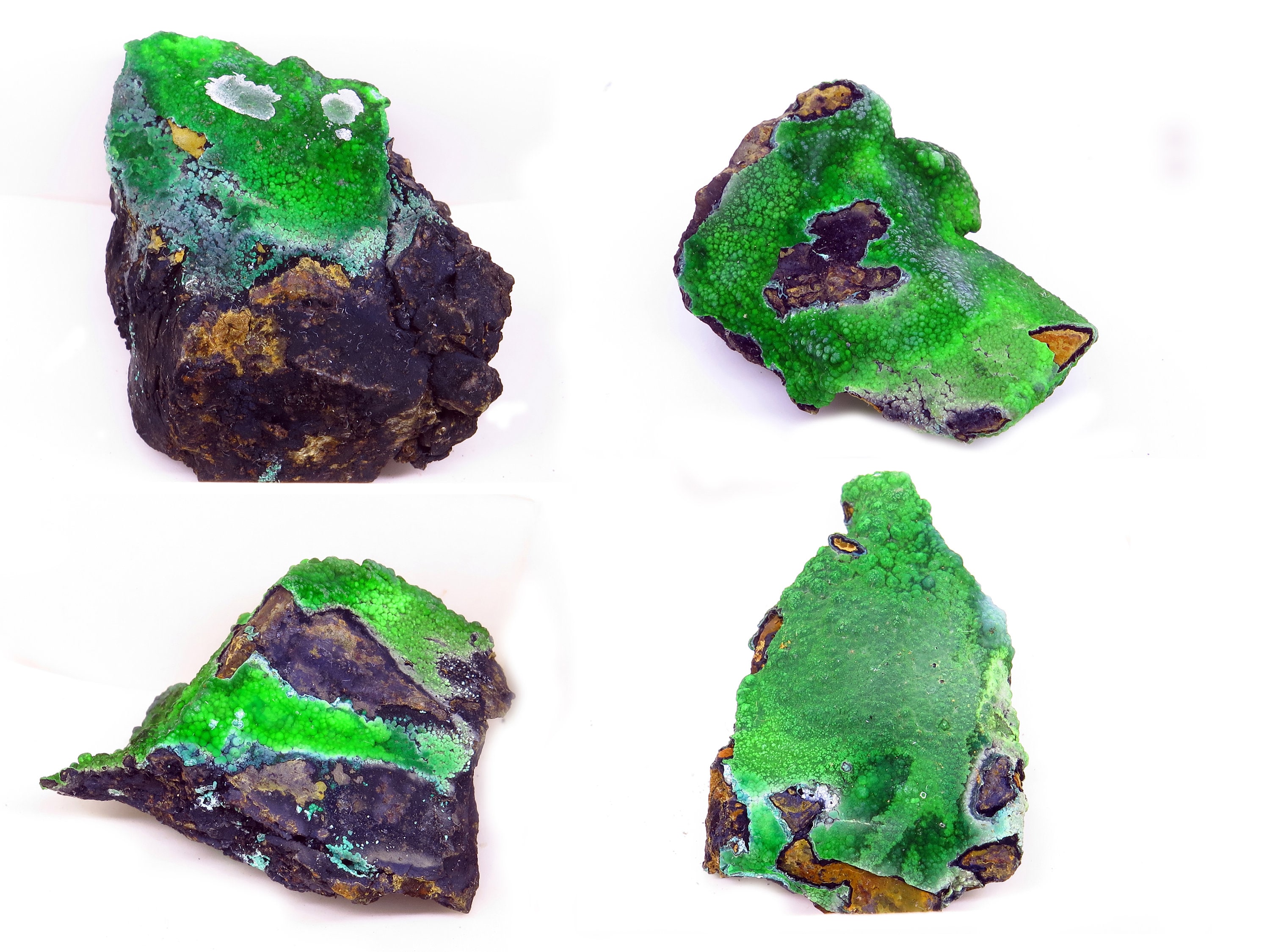 TOP GREEN CONICHALCITE Mineral Specimens From Spain (one Mineral ...