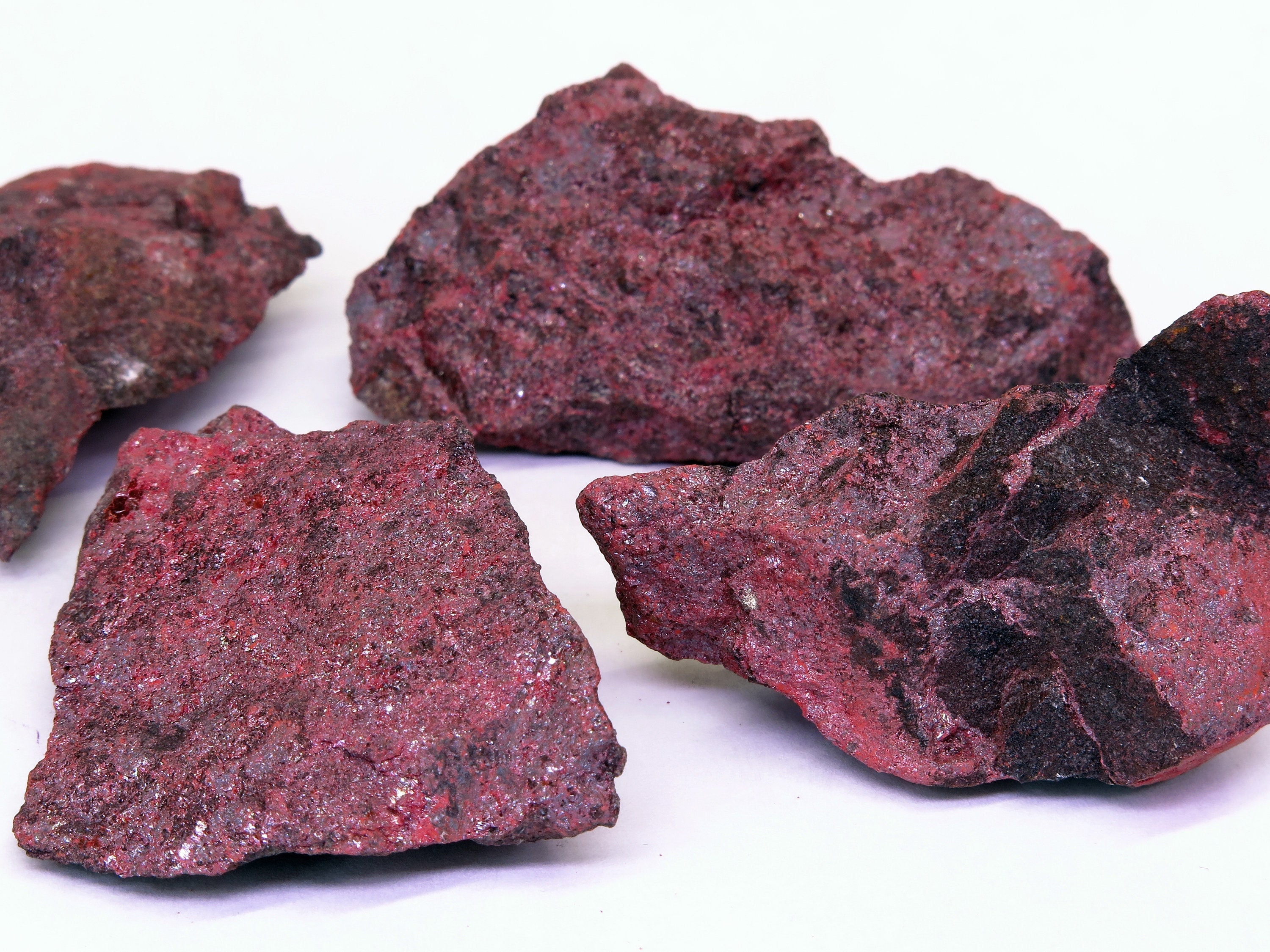 RED CINNABAR Crystal Mineral Specimen From Almaden Mines, Spain ...