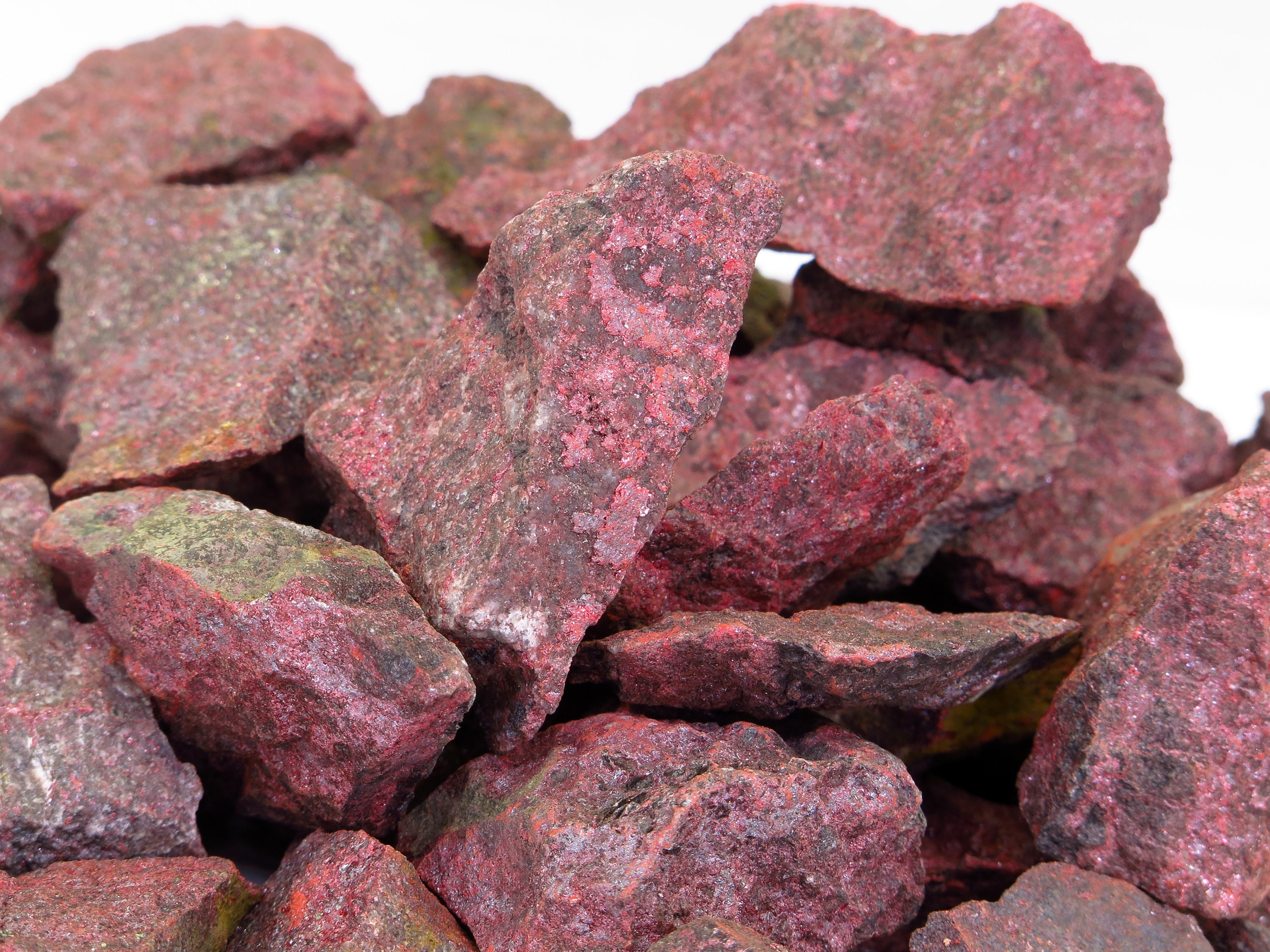 RED CINNABAR Crystal Mineral Specimen From Almaden Mines, Spain ...