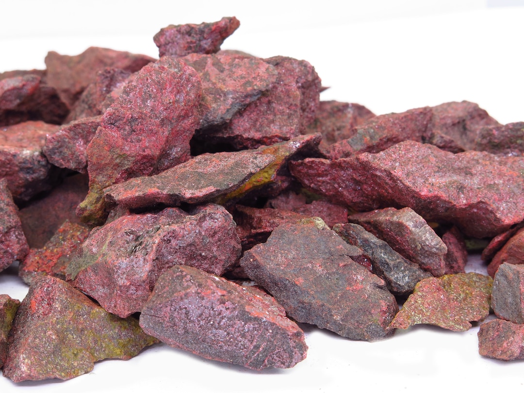 RED CINNABAR Crystal Mineral Specimen From Almaden Mines, Spain ...