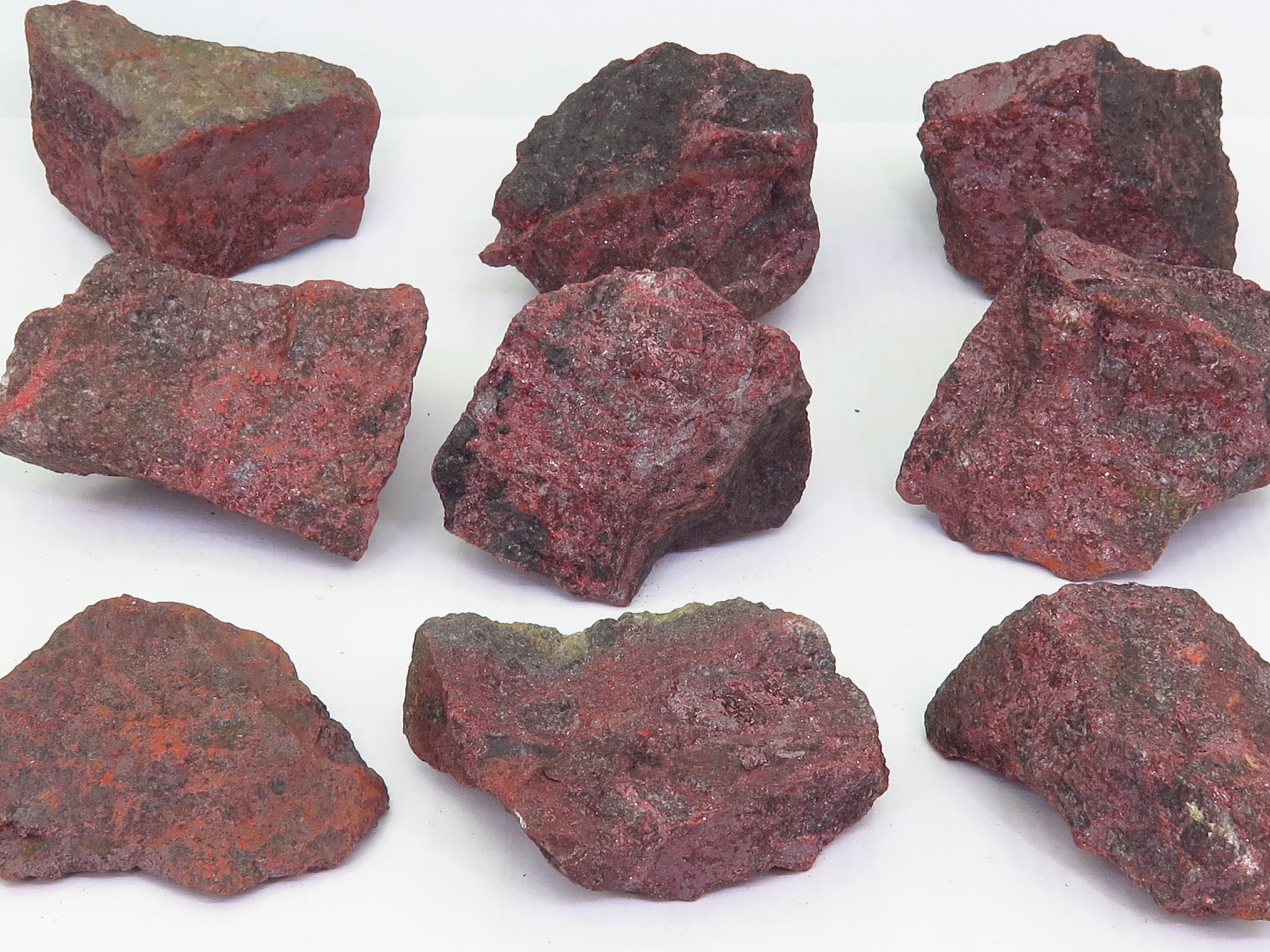 RED CINNABAR Crystal Mineral Specimen From Almaden Mines, Spain ...