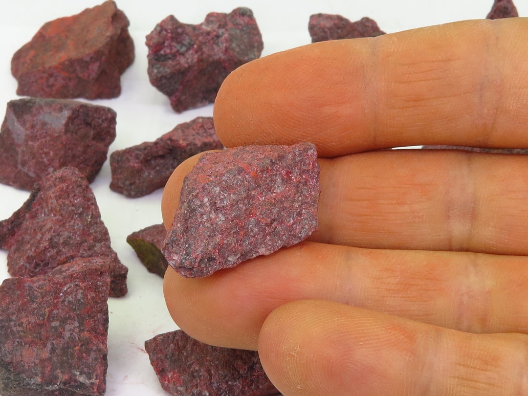 RED CINNABAR Crystal Mineral Specimen From Almaden Mines, Spain ...