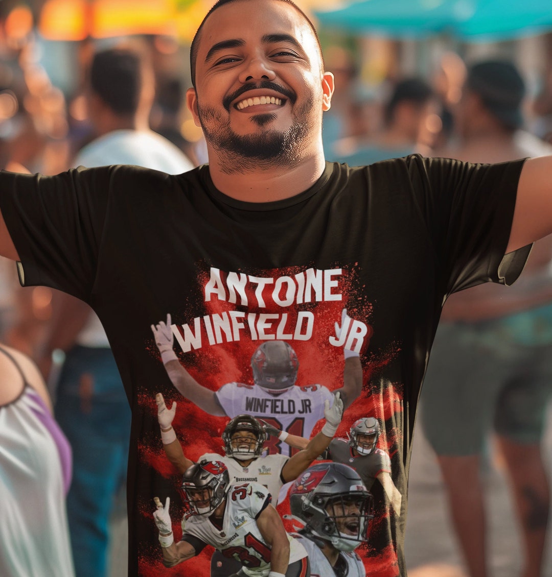 Gridiron Swagger: Antoine Winfield Jr. Inspired Tee NFL Fan Apparel for ...