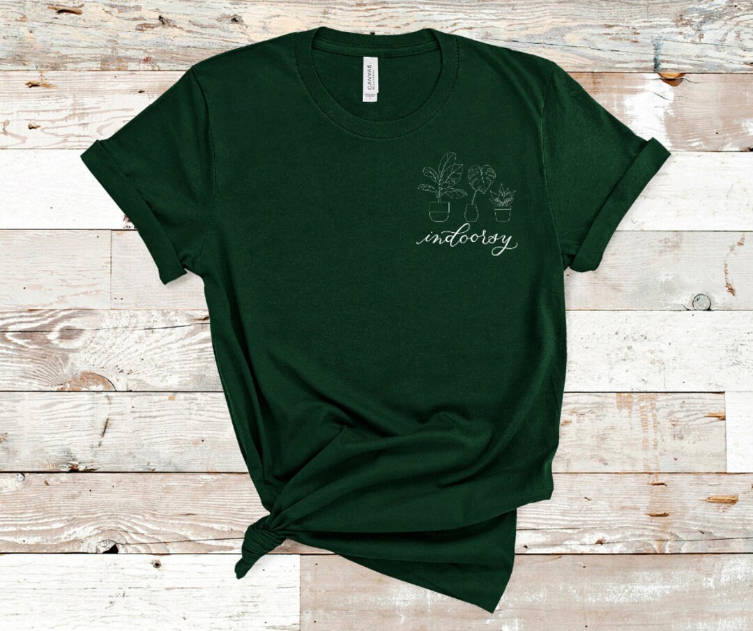 Indoorsy Feminine Florals Introverts Calligraphy Unisex - Etsy
