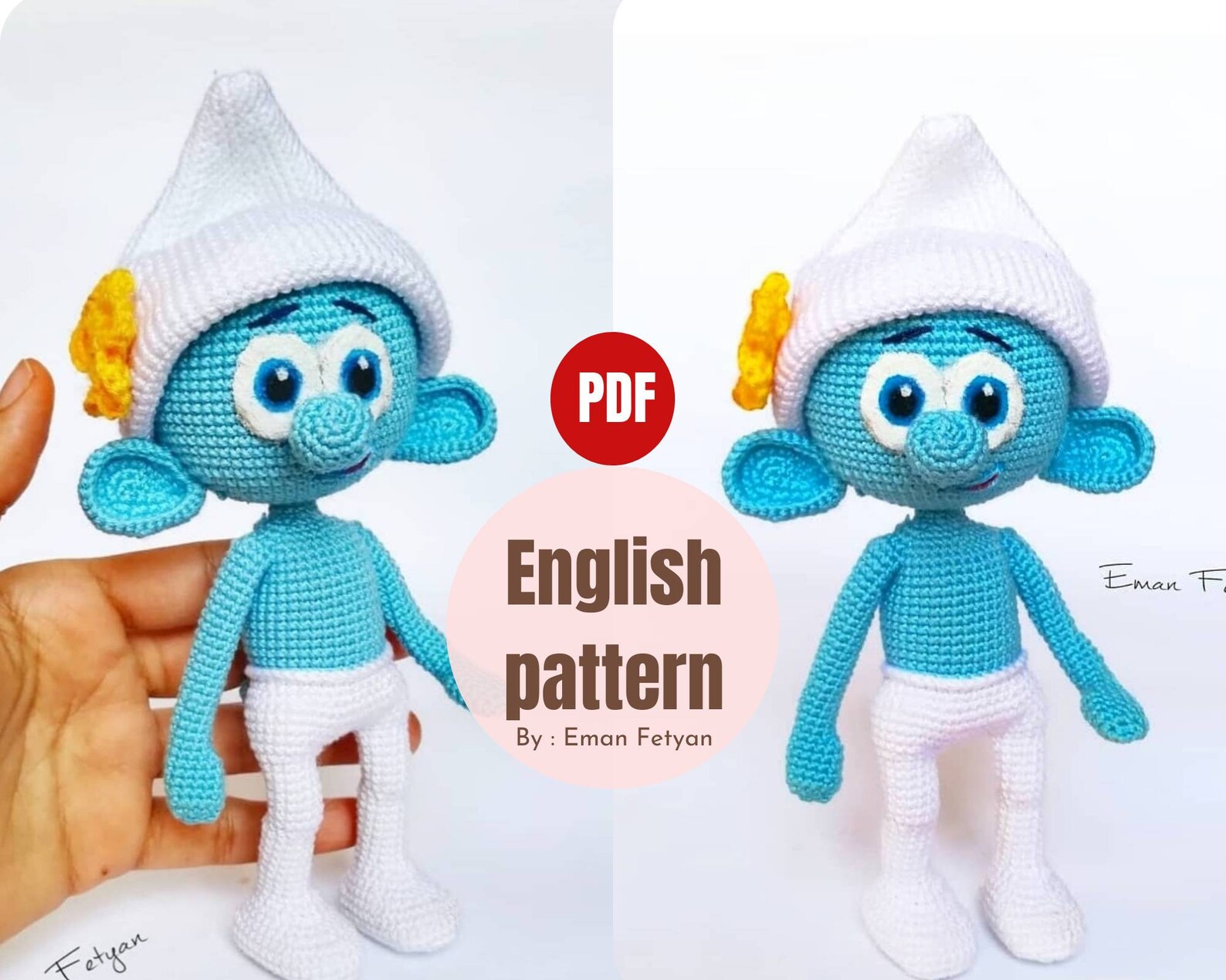 Crochet Smurfs Amigurumi Pattern - Etsy