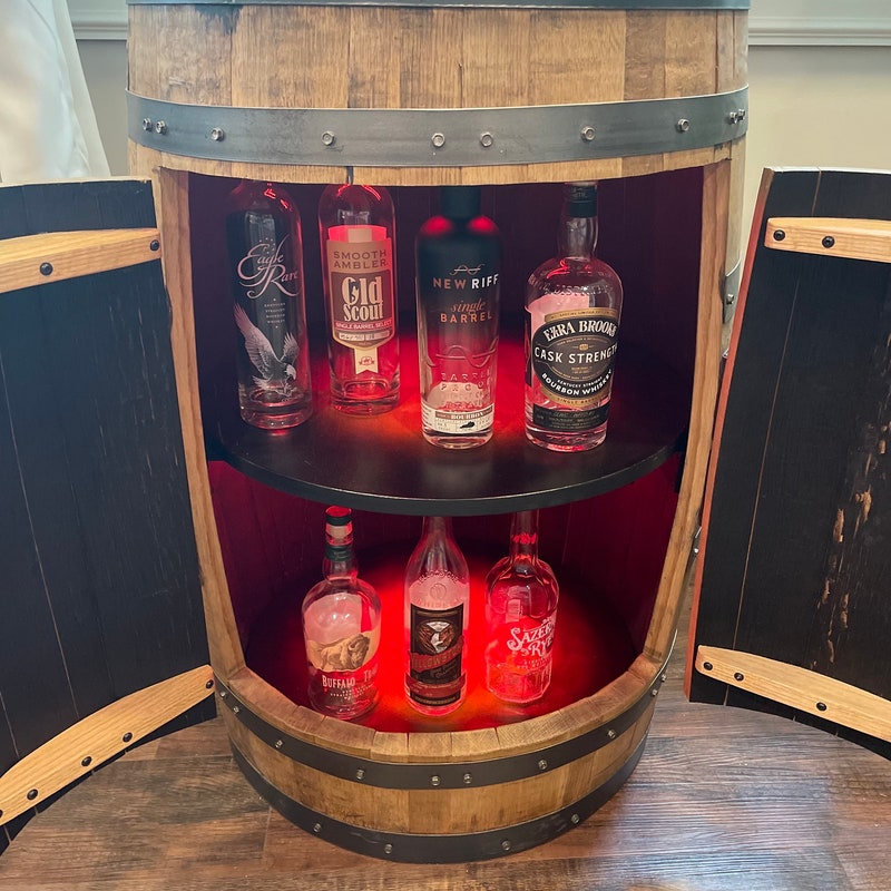 Bourbon Display Cabinet - Etsy