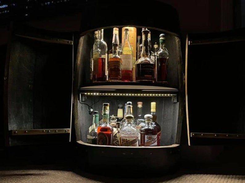 Build Your Own Whiskey Barrel Cabinet Kit. Includes All Specialty ...