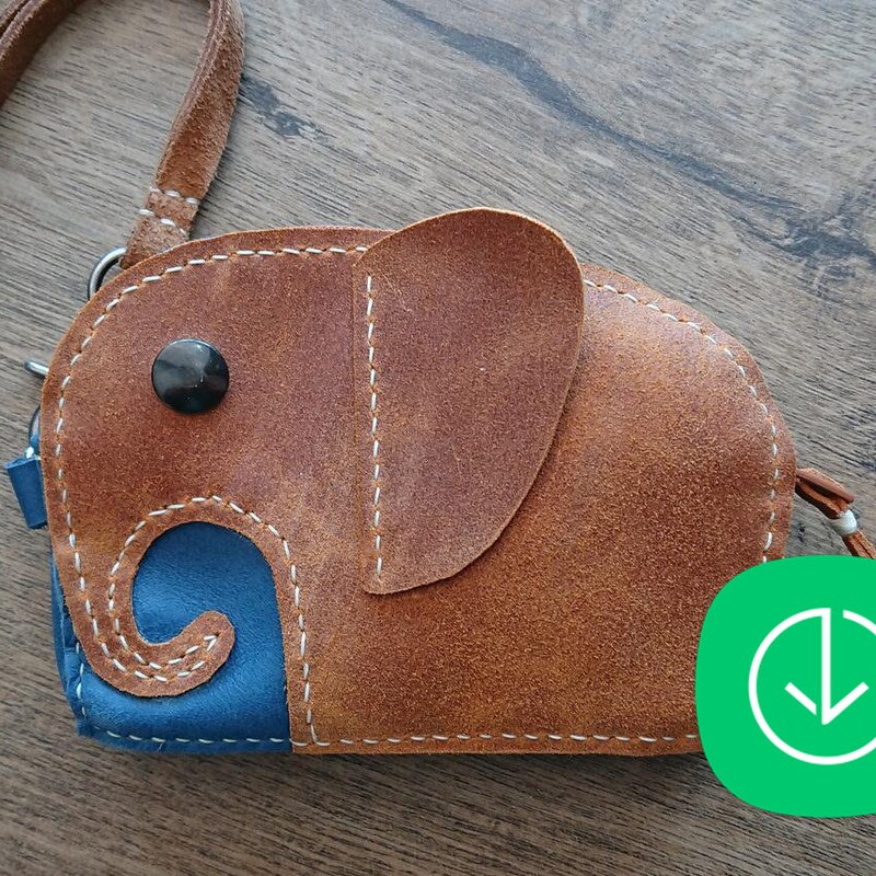 Elephant Wallet - Etsy