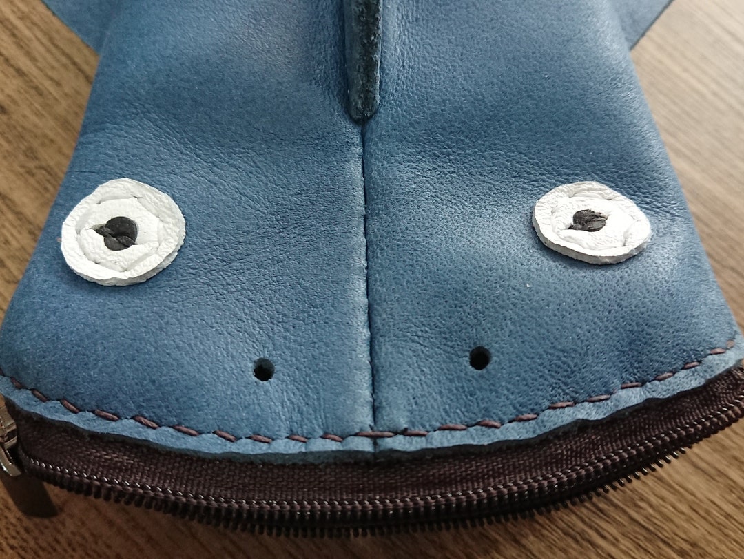 Whale Leather Pencil Case - Available for Custom Order Only - Etsy