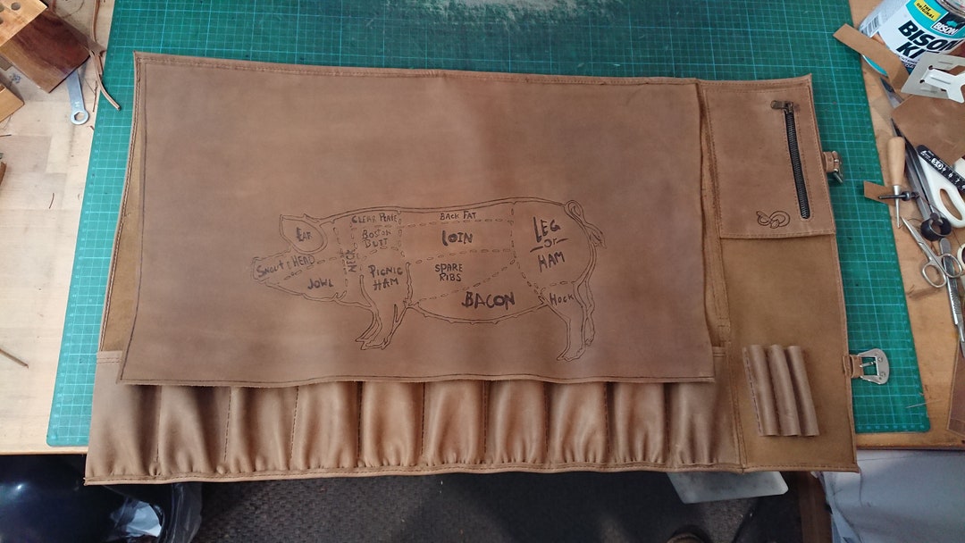 Professional Leather Knife Roll - Available for Custom Order Only - Etsy