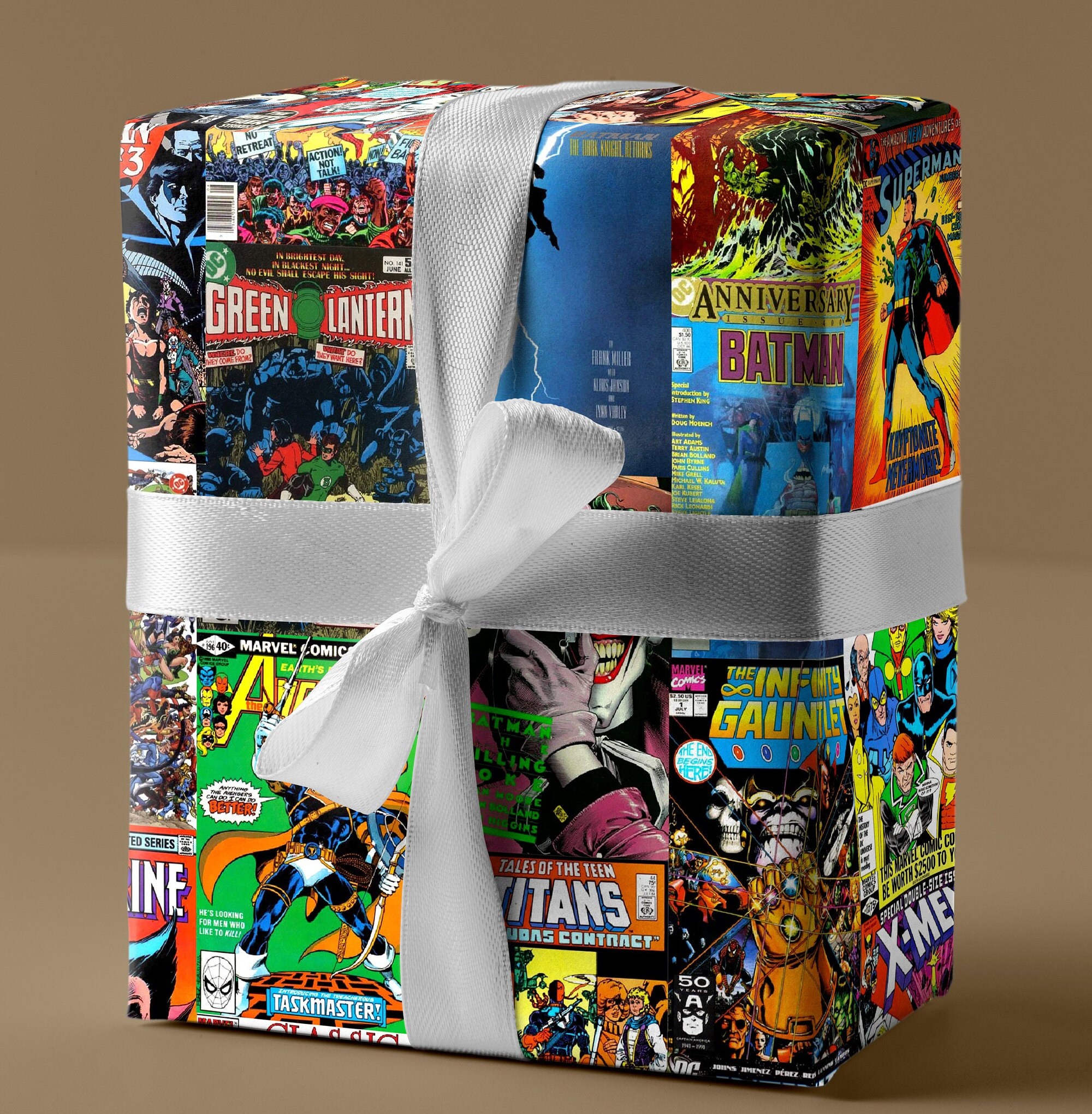 Classic Comics Covers Gift Wrapping Paper for Any Occasion Spider Man ...