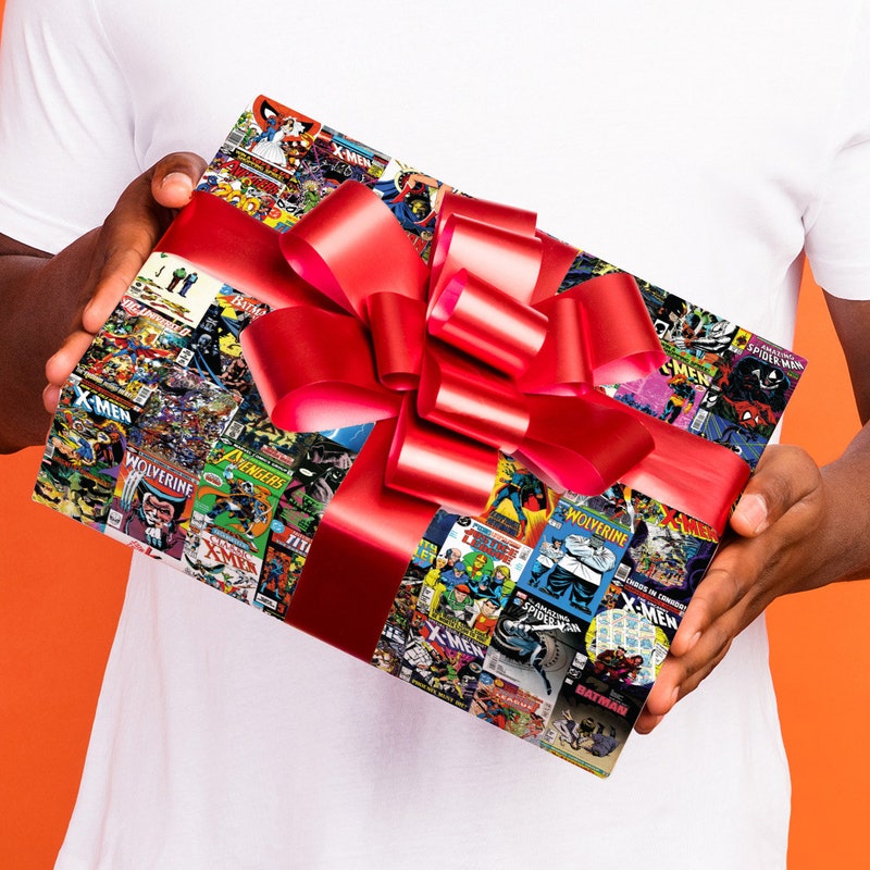 Spiderman Wrapping Paper - Etsy