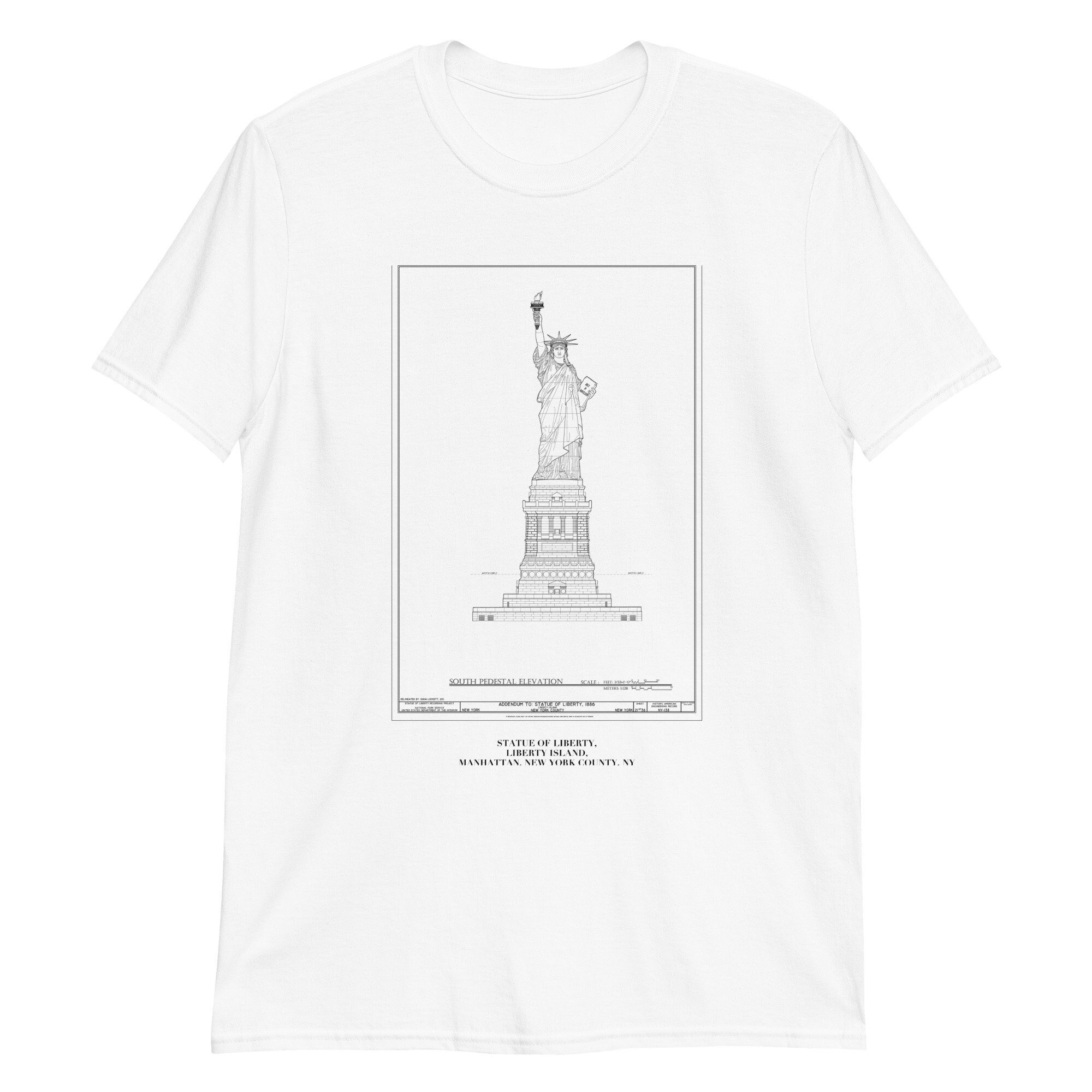 Statue of Liberty - Technical Drawing From Survey HAER NY-138 - Etsy