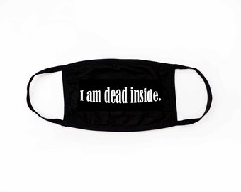 Dead Inside Face - Etsy