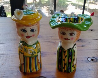 Bella Casa Ganz Susan Paley Salt and Pepper Shakers - Etsy