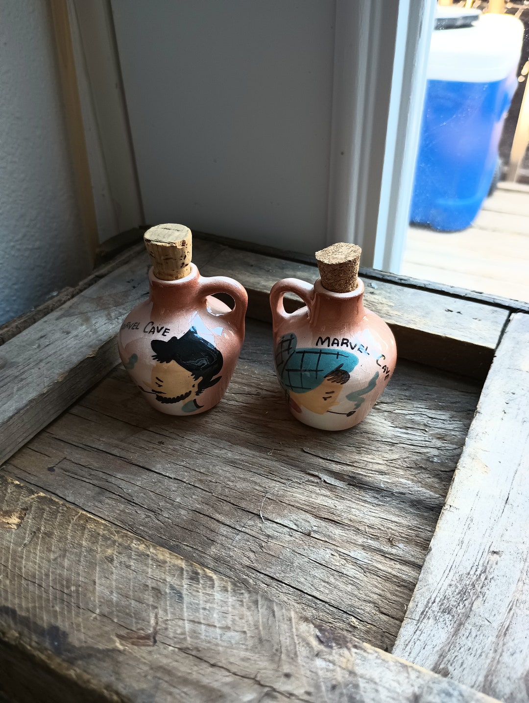 Maw and Paw Moonshine Style Jugs Syrup - Vintage Hillbilly Couple ...