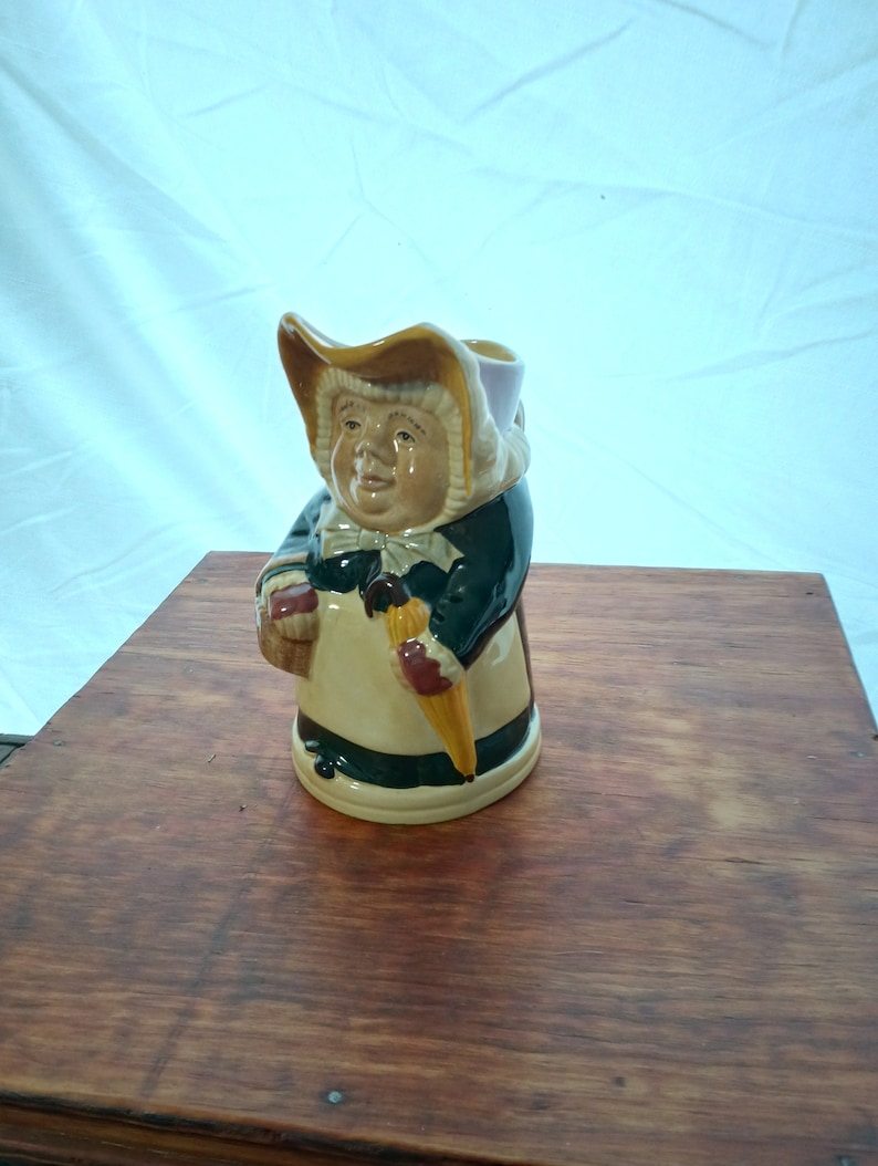 Vintage Toby by Wood and Sons Betsy Jug Creamer Pitcher 6.5 Inches Tall ...