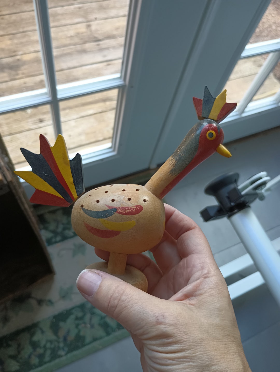 Vintage Wood Rooster Appetizers Toothpick Holder Snacks Folk Art - Etsy