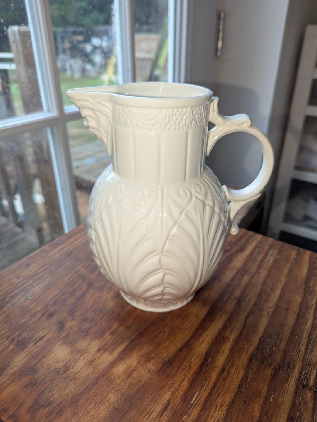 Caughley Head-mask Jug. White Porcelain Glass Milk/cream Pitcher. Vase ...