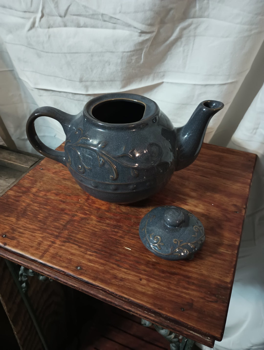 Very Purple Pottery Glaze Teapot - Etsy