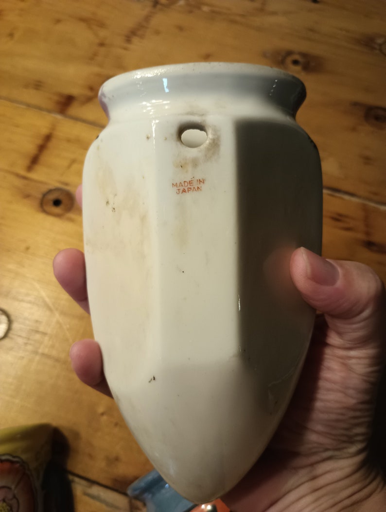 Hand Painted in Japan Lusterware Wall Pockets - Etsy