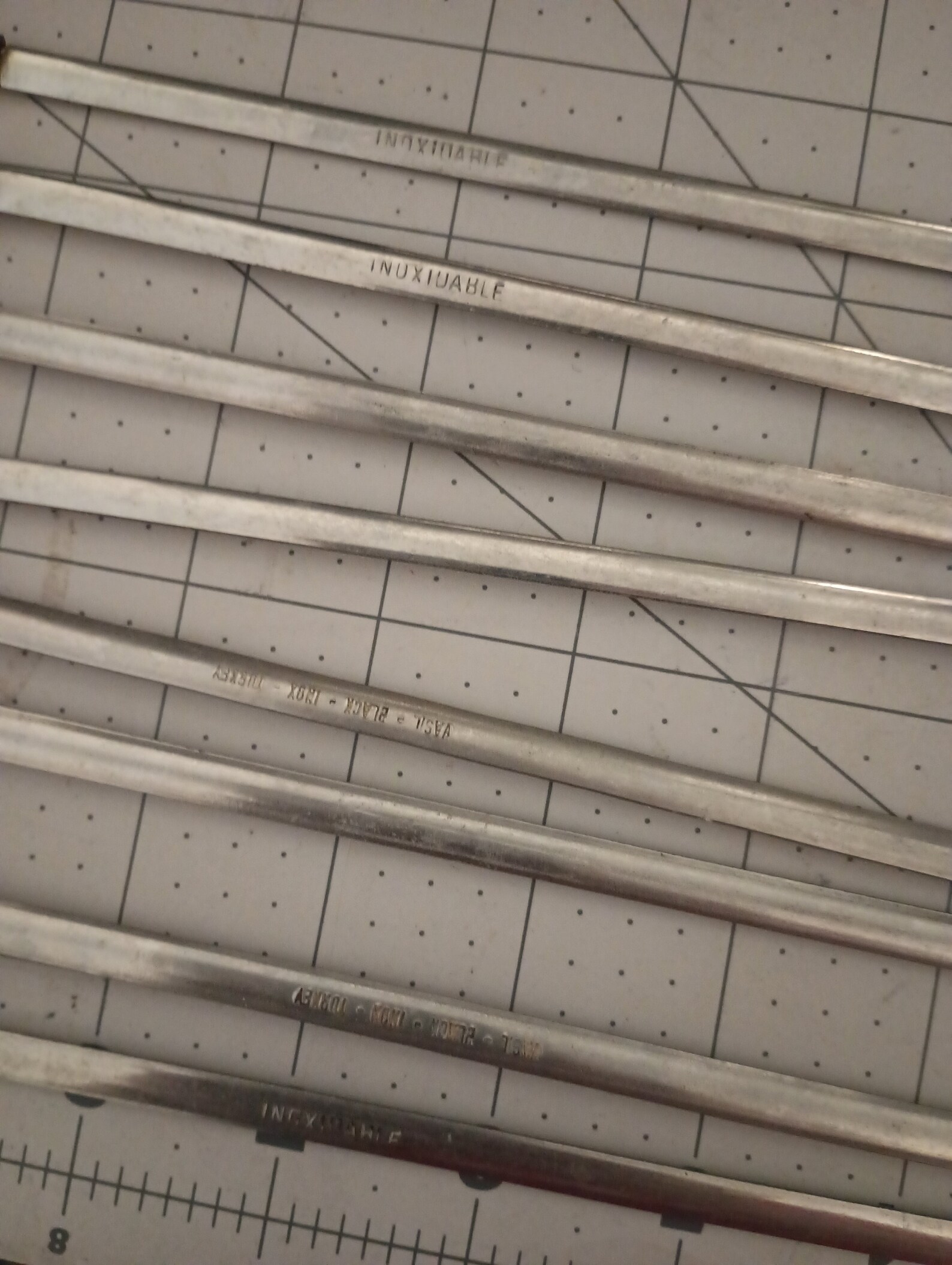 Mid-century Modern Metal Turkish Skewers With Brass Animal Design Tops ...