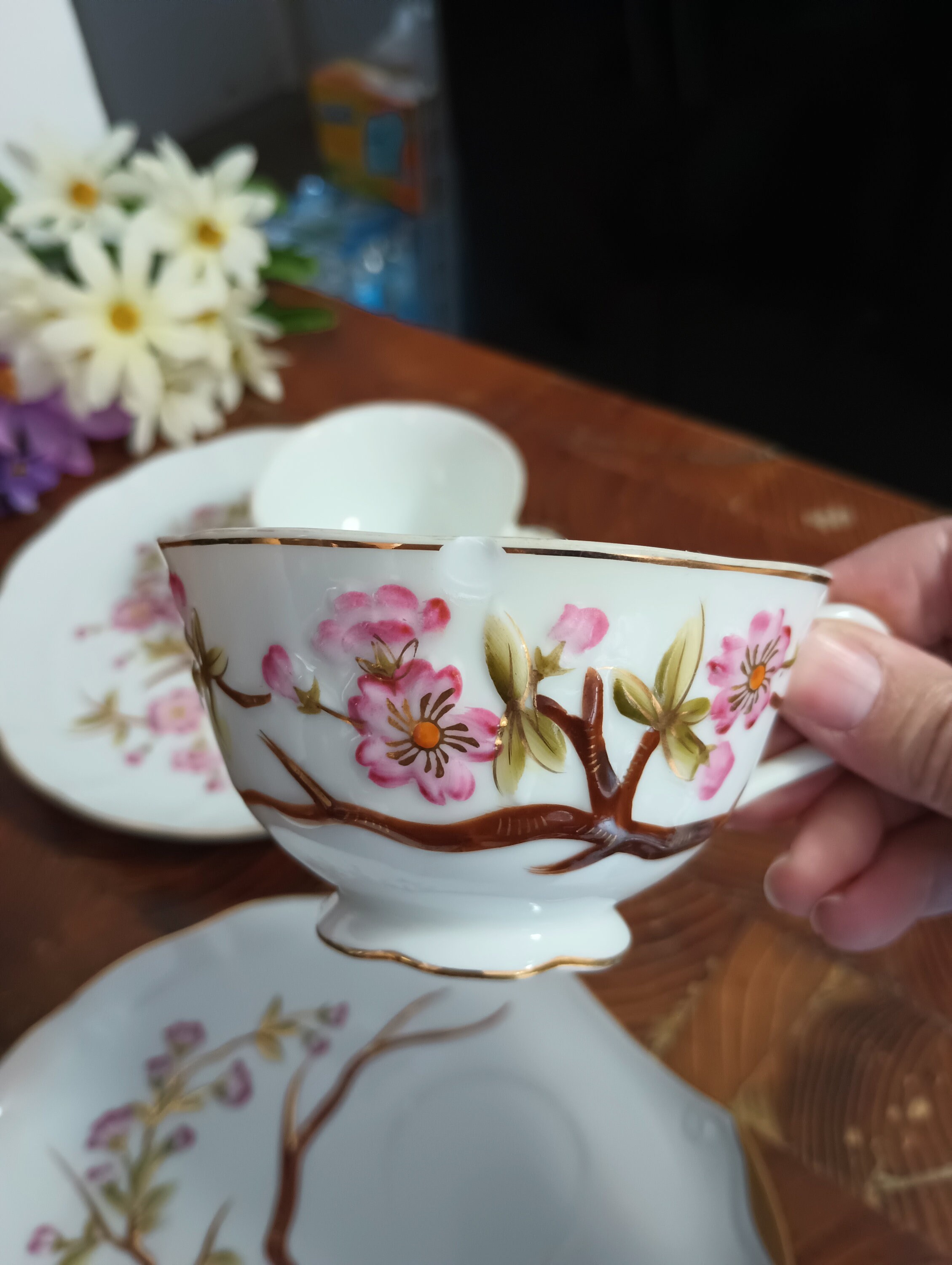 Lefton China Hand Painted Shell Shaped Sandwich Plate and Tea - Etsy