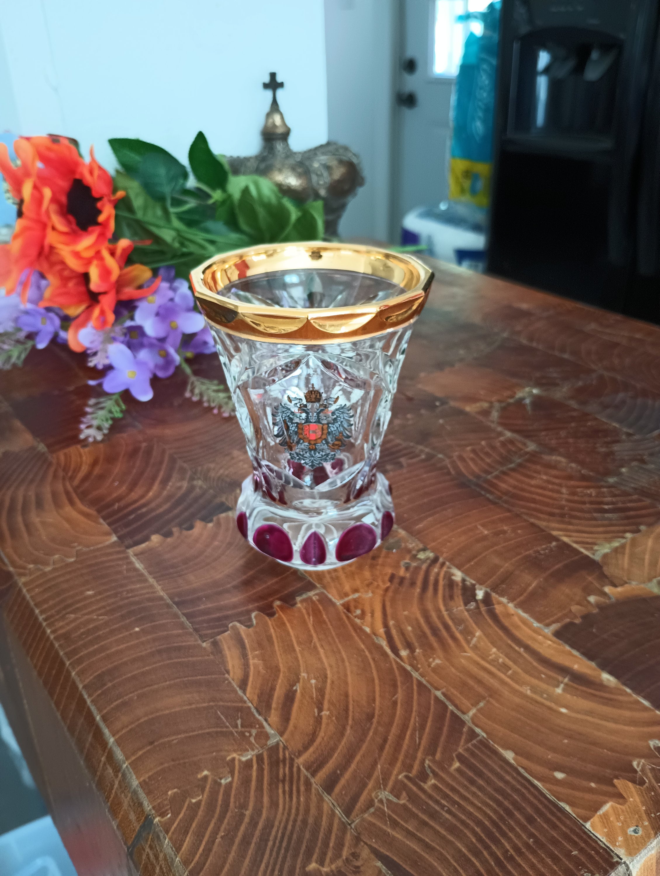 Heavy Cut Crystal Spooner, Bohemian Glass - Etsy