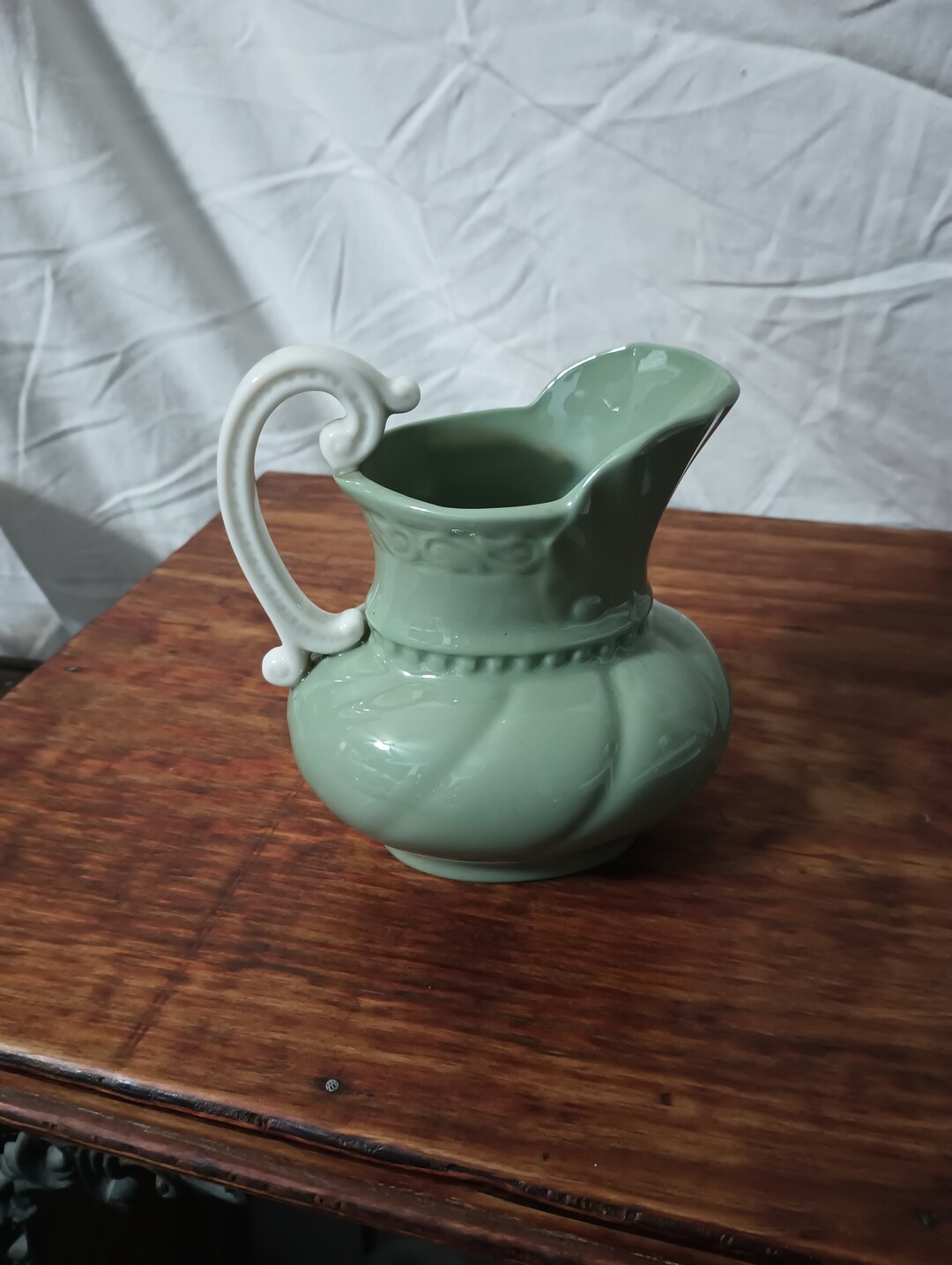 Vintage Lenox “colonial Collection” - Small Syrup Pitcher in Sage Green ...