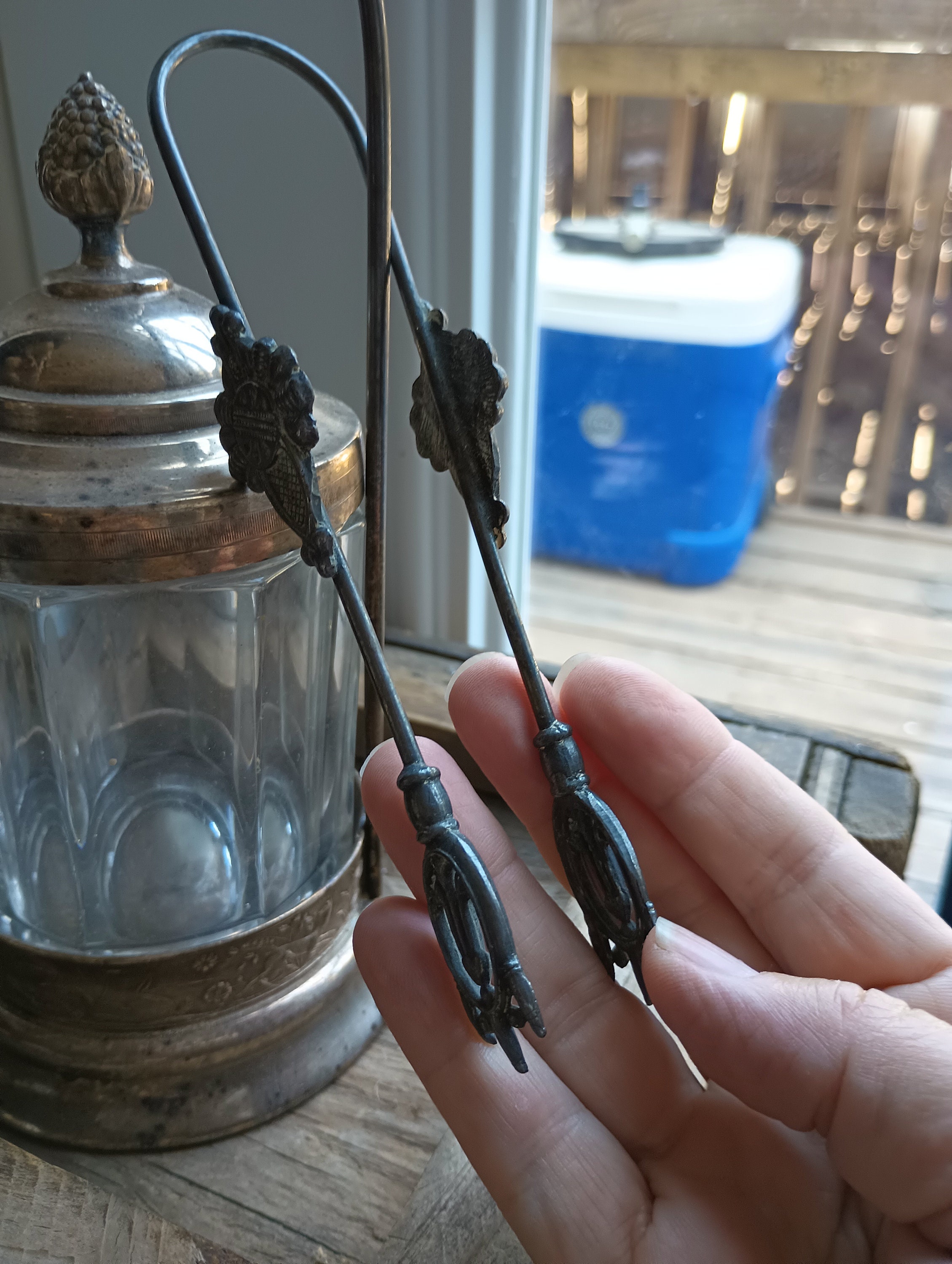 Antique Victorian Pickle Castor/glass Pickle Jar/ornate Pickle Storage ...