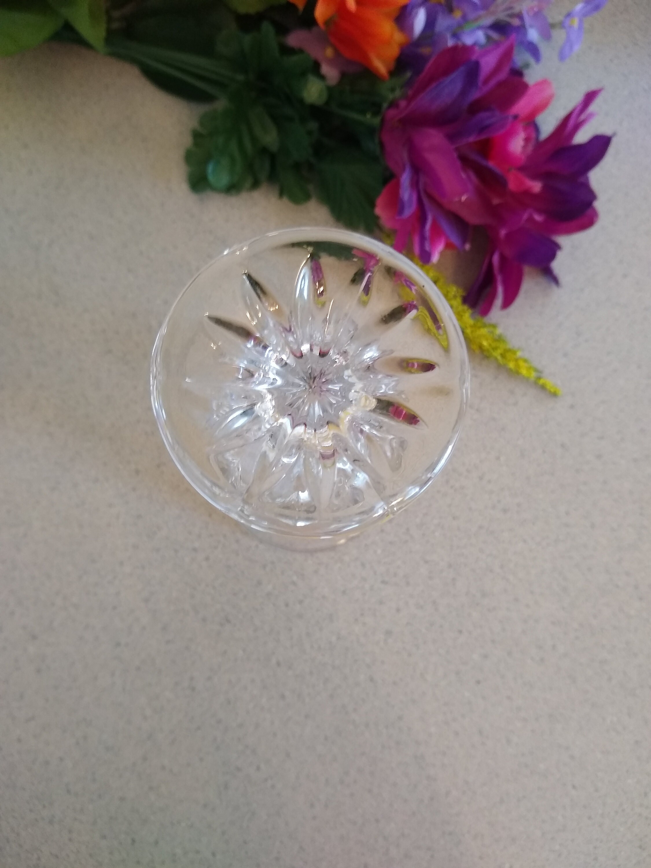 Heavy Lead Crystal Pedestaled Cut Vase - Etsy