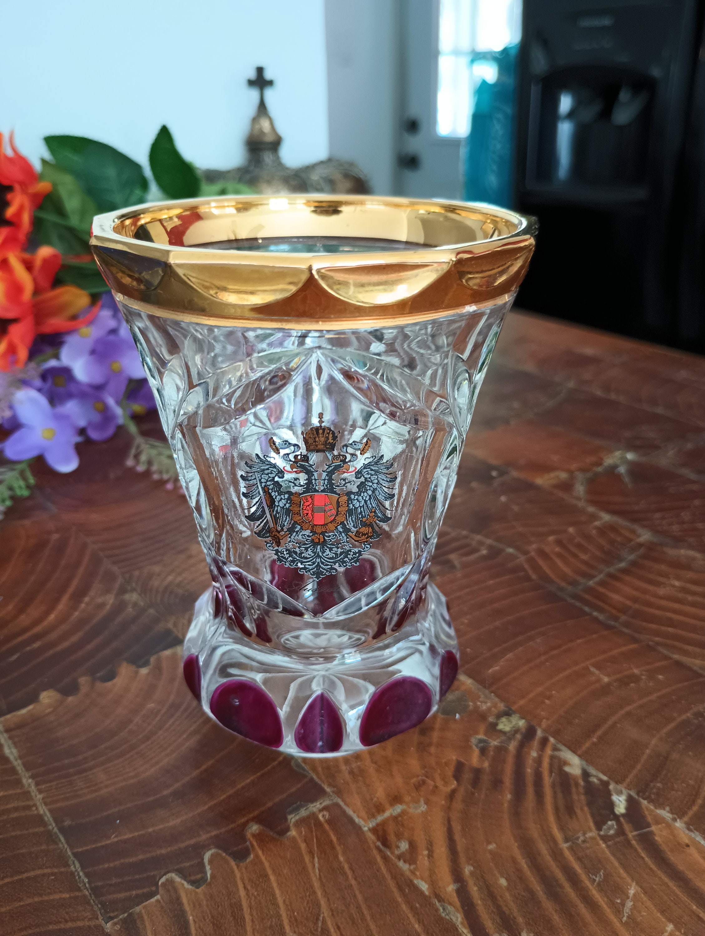 Heavy Cut Crystal Spooner, Bohemian Glass - Etsy