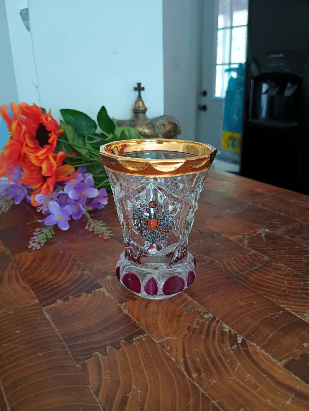 Heavy Cut Crystal Spooner, Bohemian Glass - Etsy