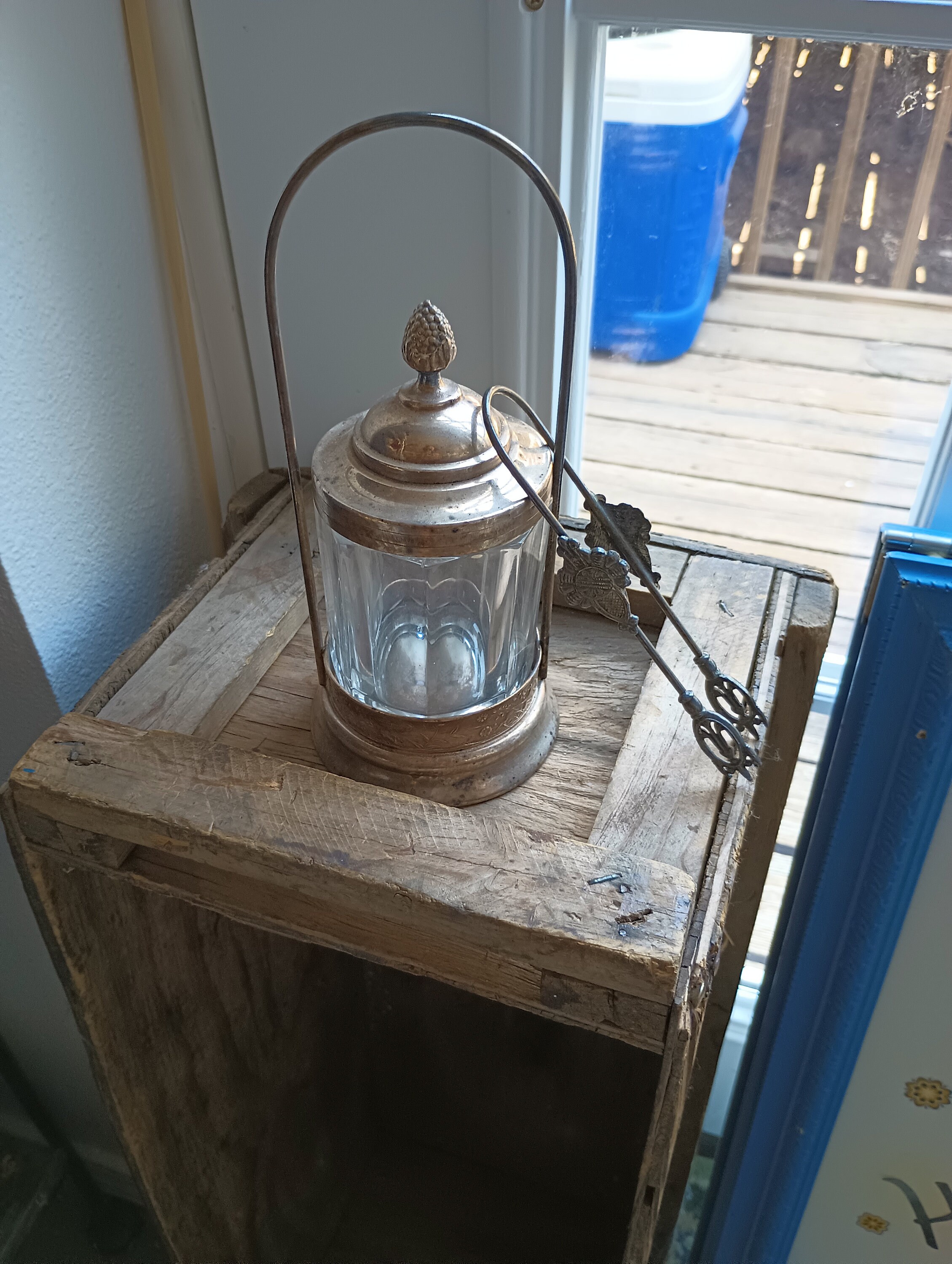 Antique Victorian Pickle Castor/glass Pickle Jar/ornate Pickle Storage ...