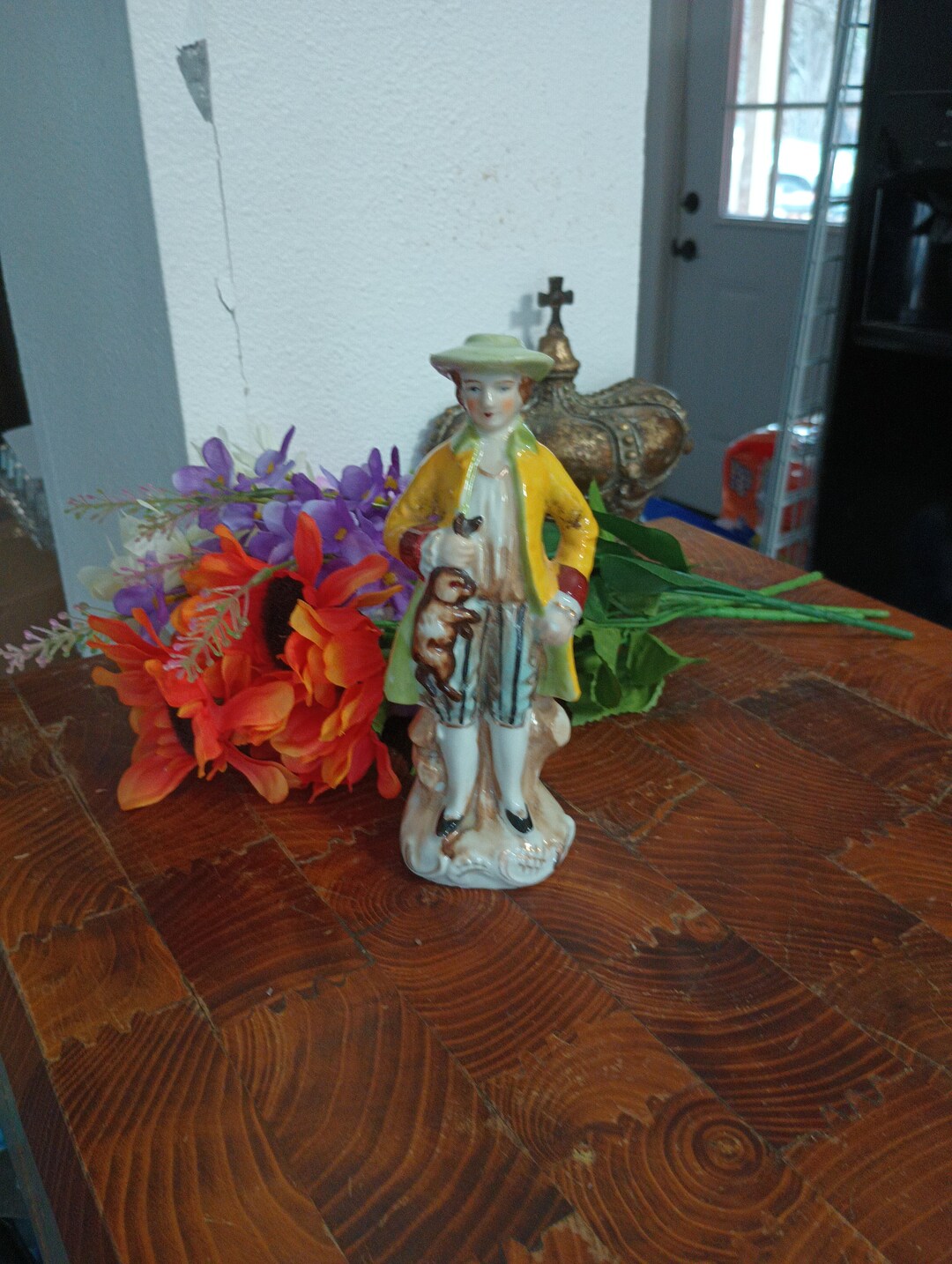 Occupied Japan England Gentleman Figurine Holding a Rabbit by the Ears ...