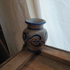 Mid Century Modern Handarbeit Pottery Vase Handmade in West Germany ...