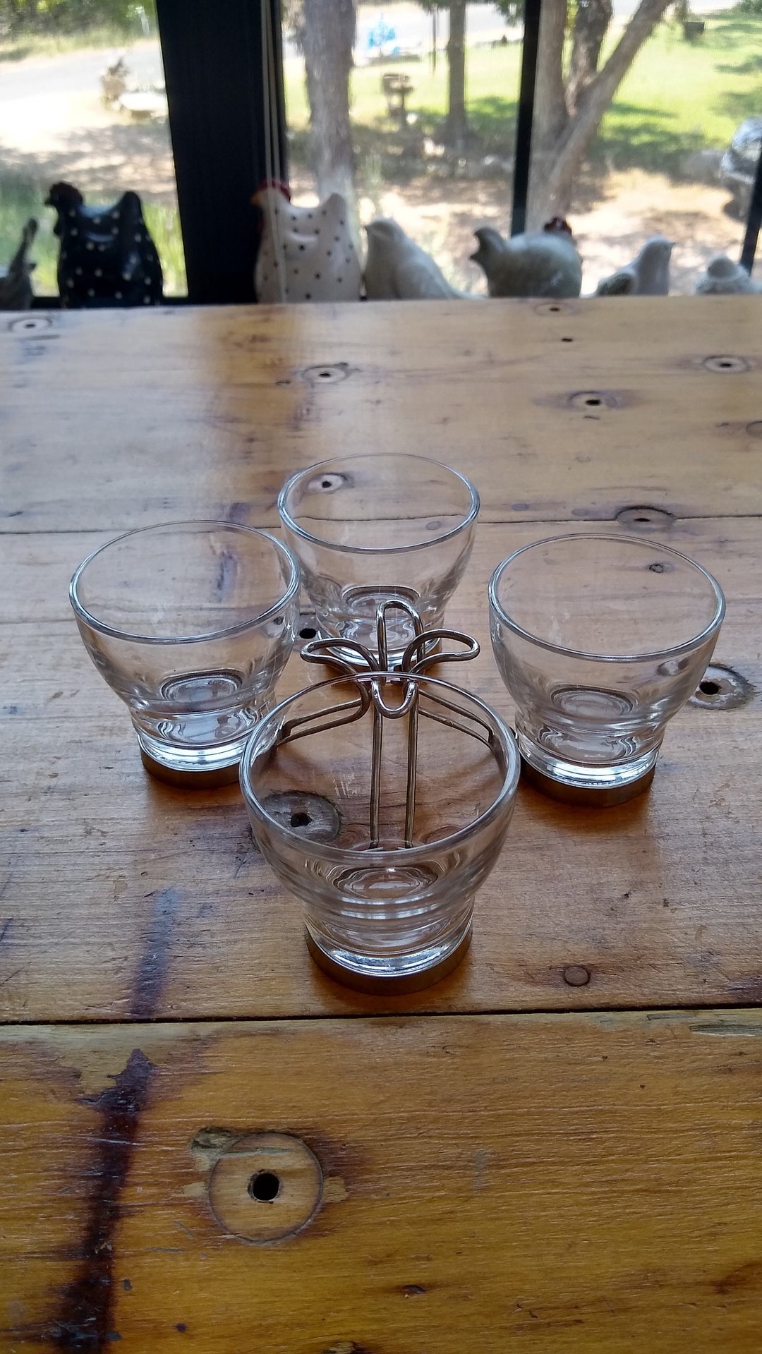 Vintage Bormioli Rocco Espresso Cups: Oslo Pattern Tempered Glass Set ...